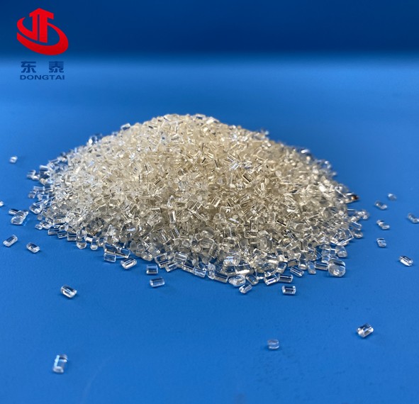 China Heavy metal-free Chemical Recycled Semi Dull PET Chips ...